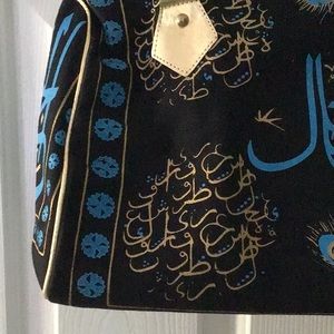 Vintage | Bags | Arabic Calligraphy Handbag | Poshmark